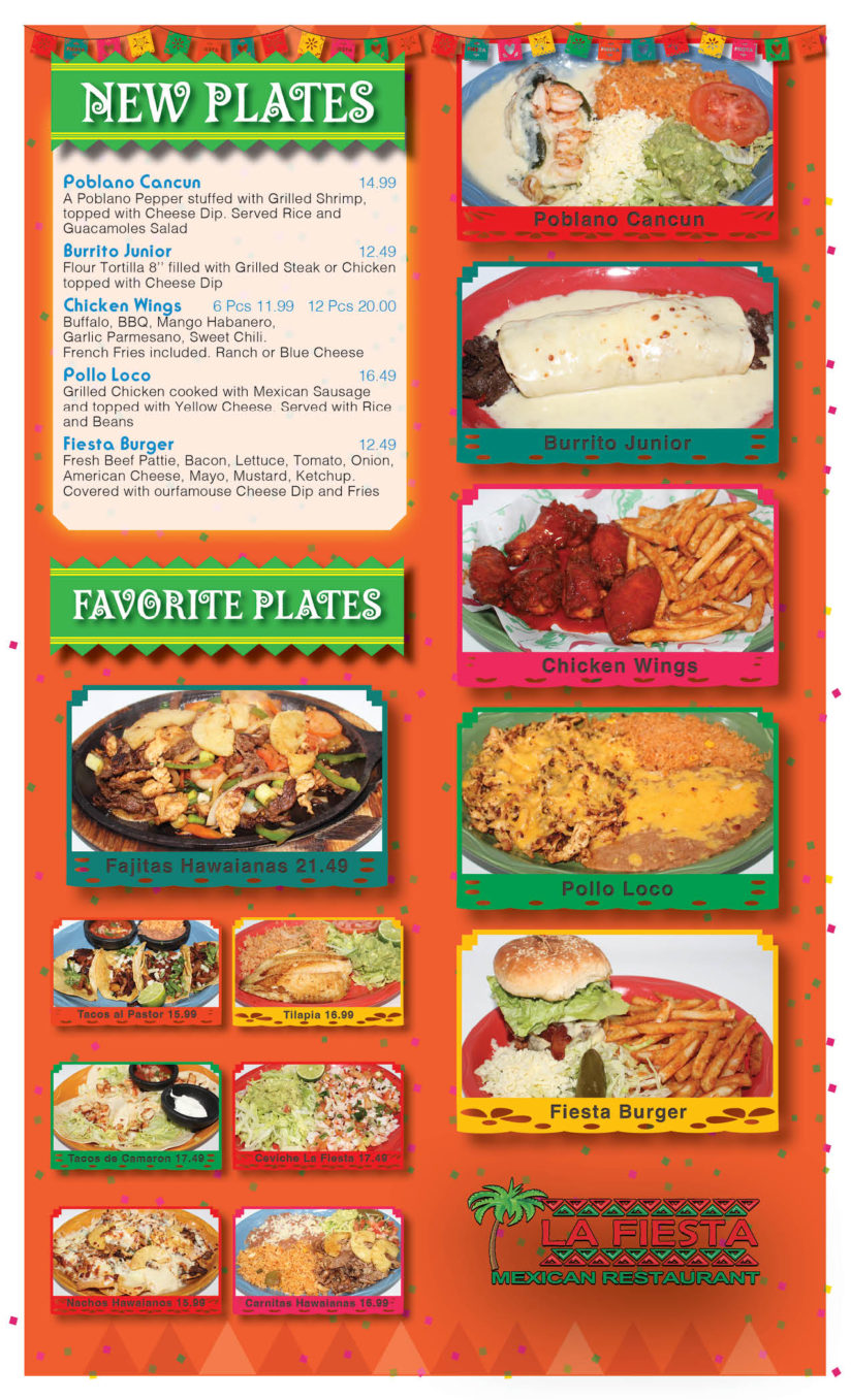 Menu – La Fiesta