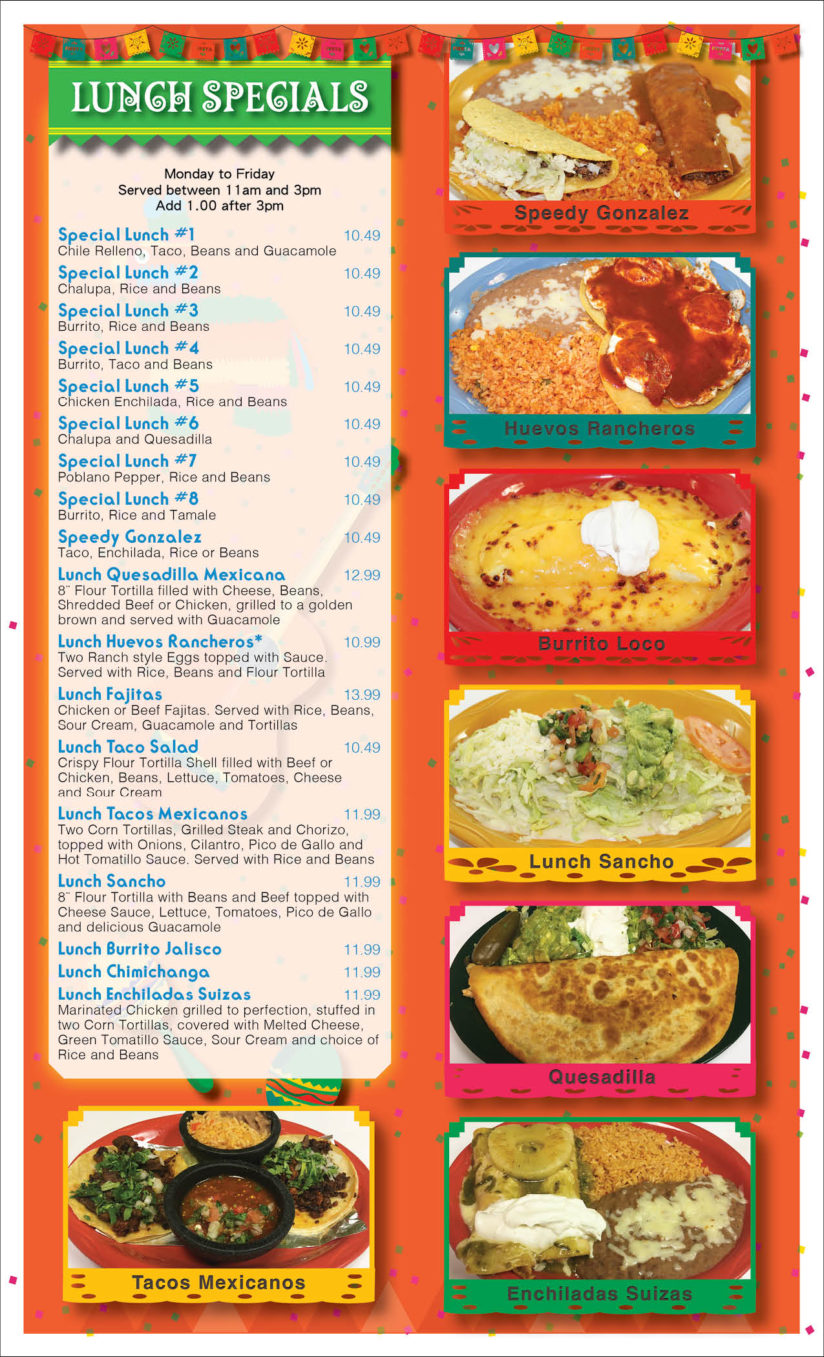 Menu – La Fiesta